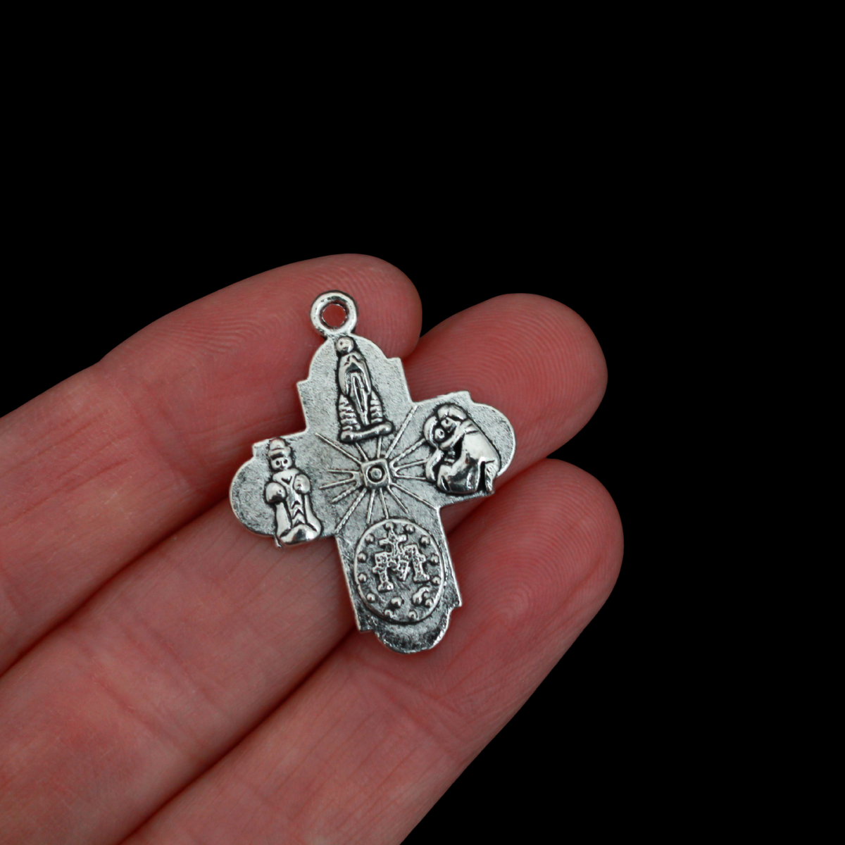 Four Way Cross Scapular Medal | Small Devotions – Small Devotions