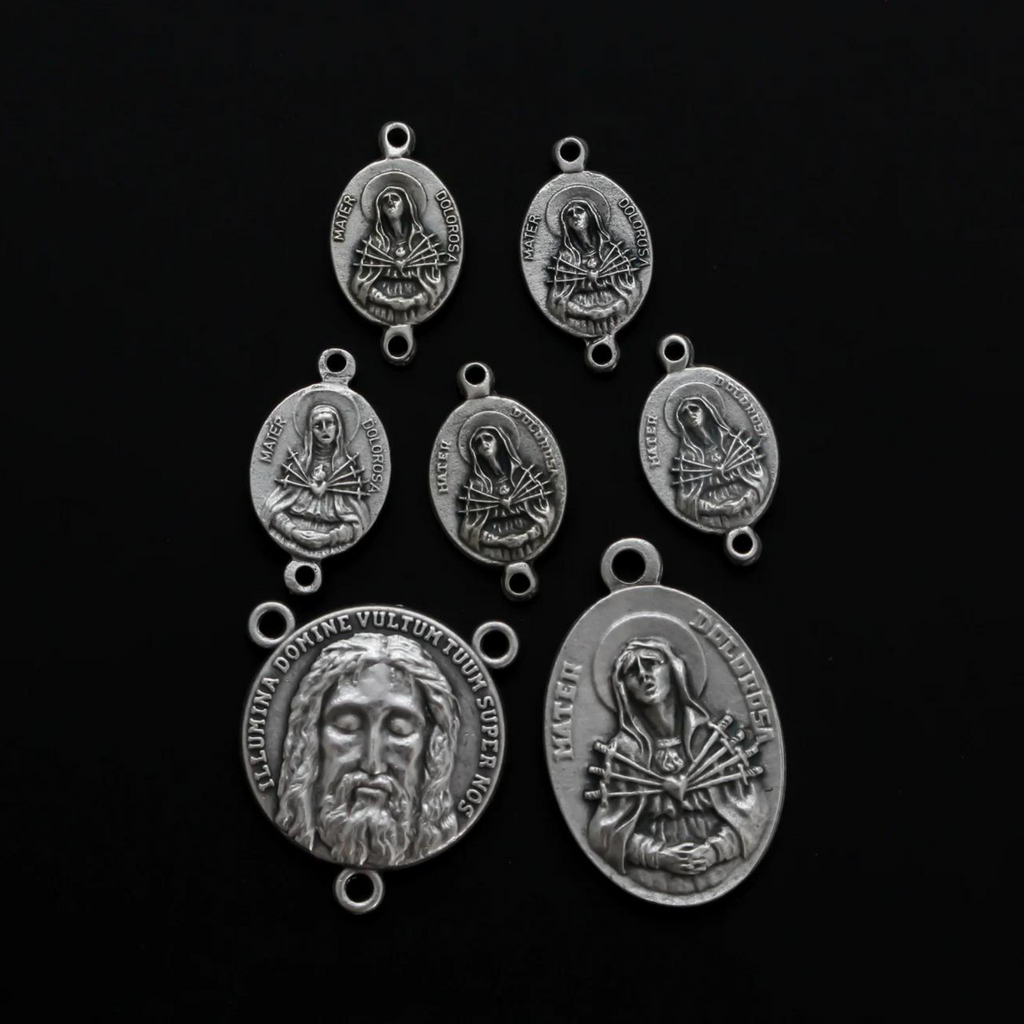 Five Holy Wounds of Christ Devotional Medal Set - Five Precious Wounds ...