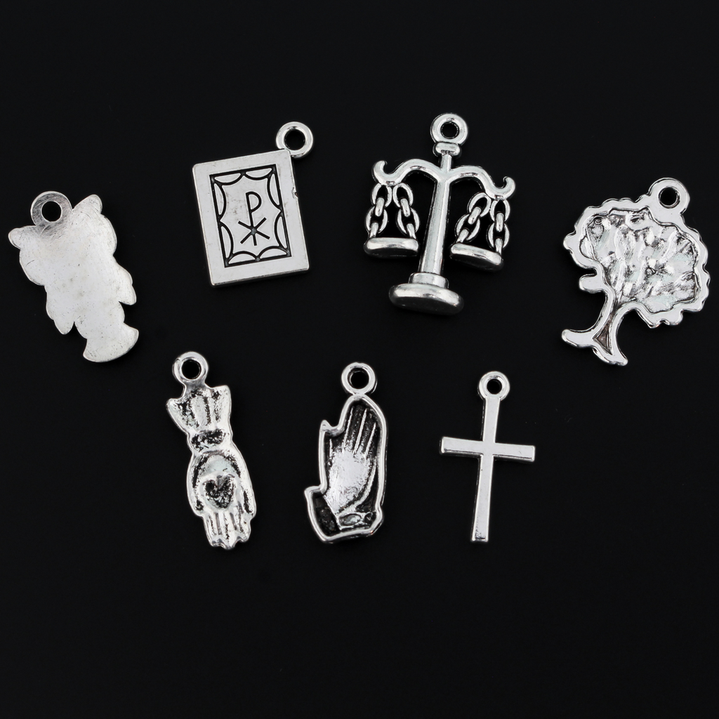 Seven Gifts of the Holy Spirit Charm Set, 7 Piece Set – Small Devotions