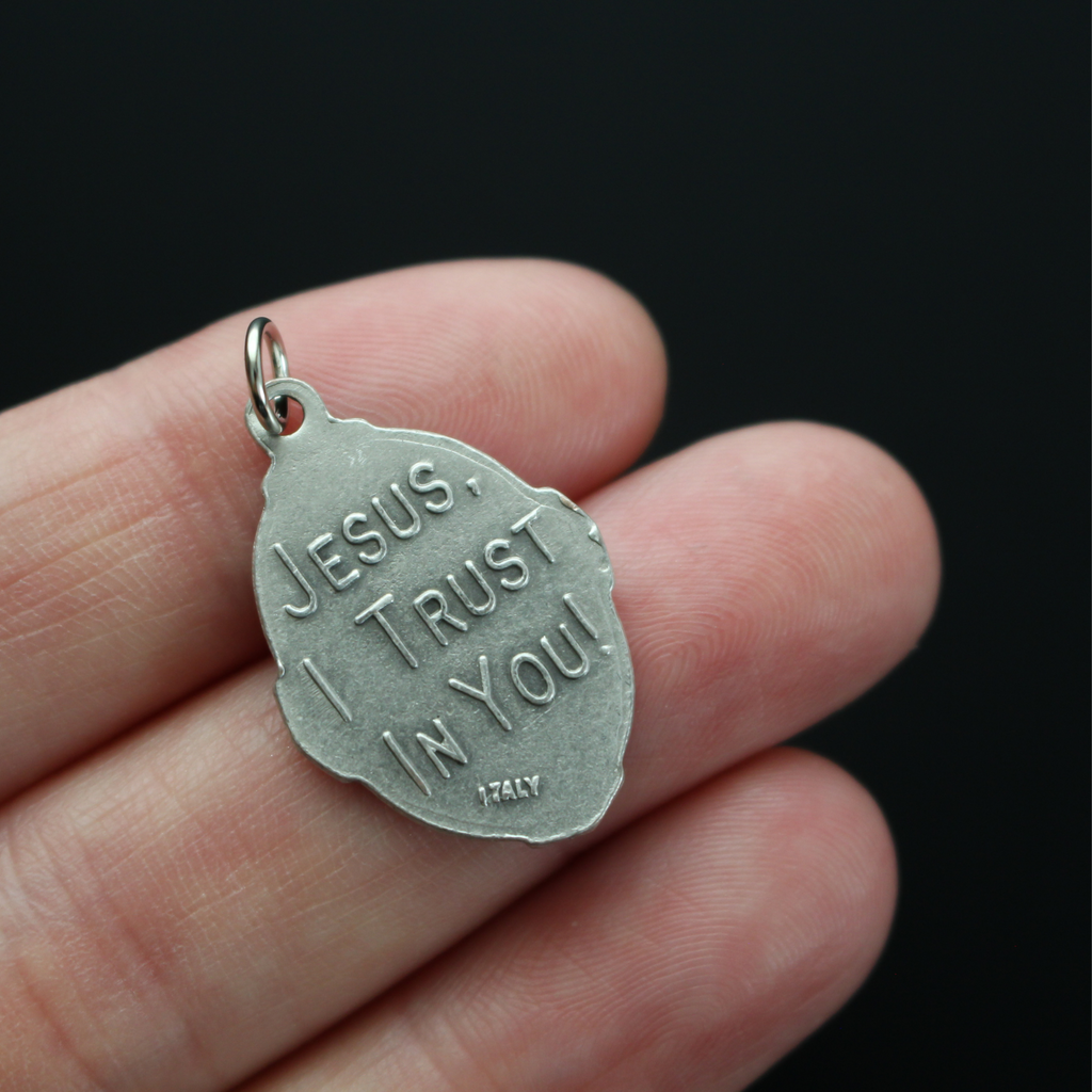 Divine Mercy of Jesus Catholic Religious Medals | Small Devotions ...