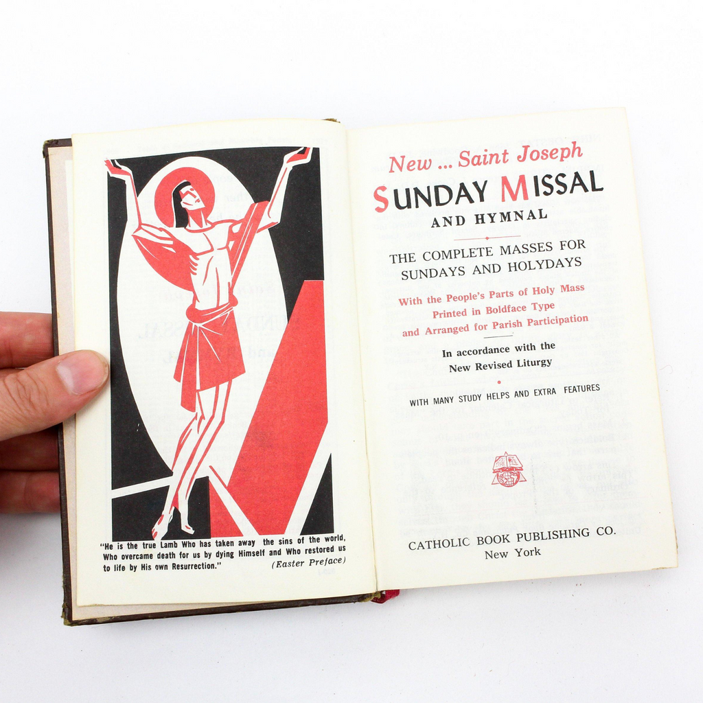Vintage Saint Joseph Sunday Missal and Hymnal 1966 | Small Devotions ...