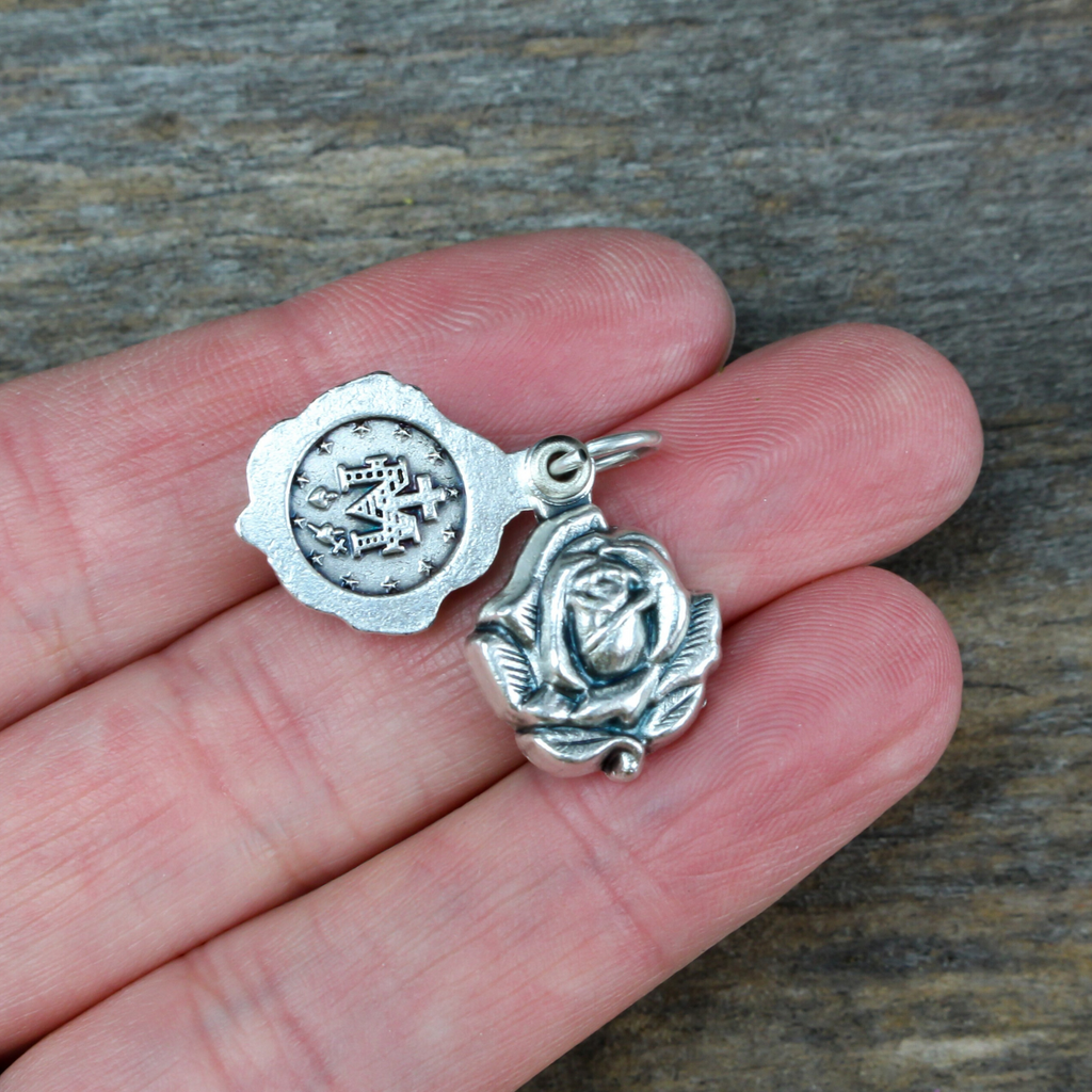 Our Lady of Grace Locket Pendant | Religious Jewelry Supplies – Small ...