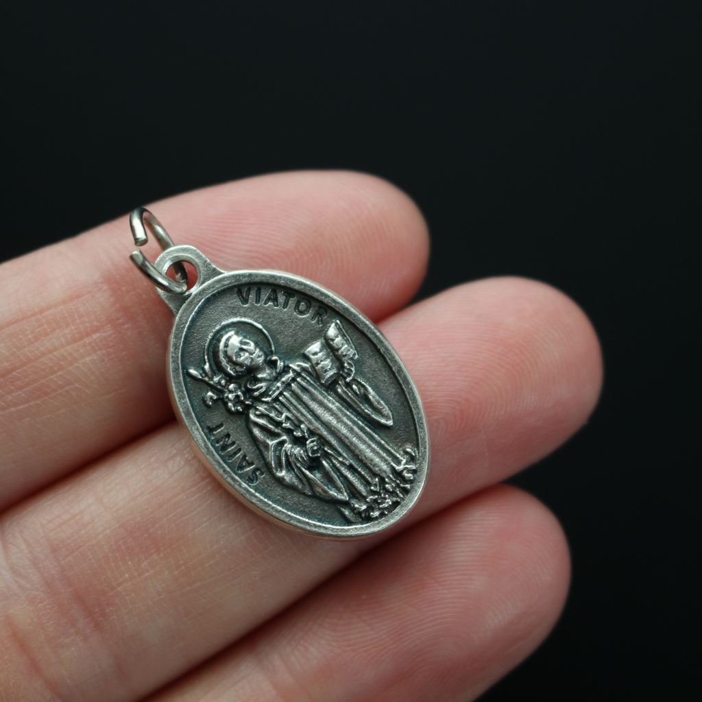 Saint Viator of Lyon Medal - Patron of the Clerics of St. Viator ...