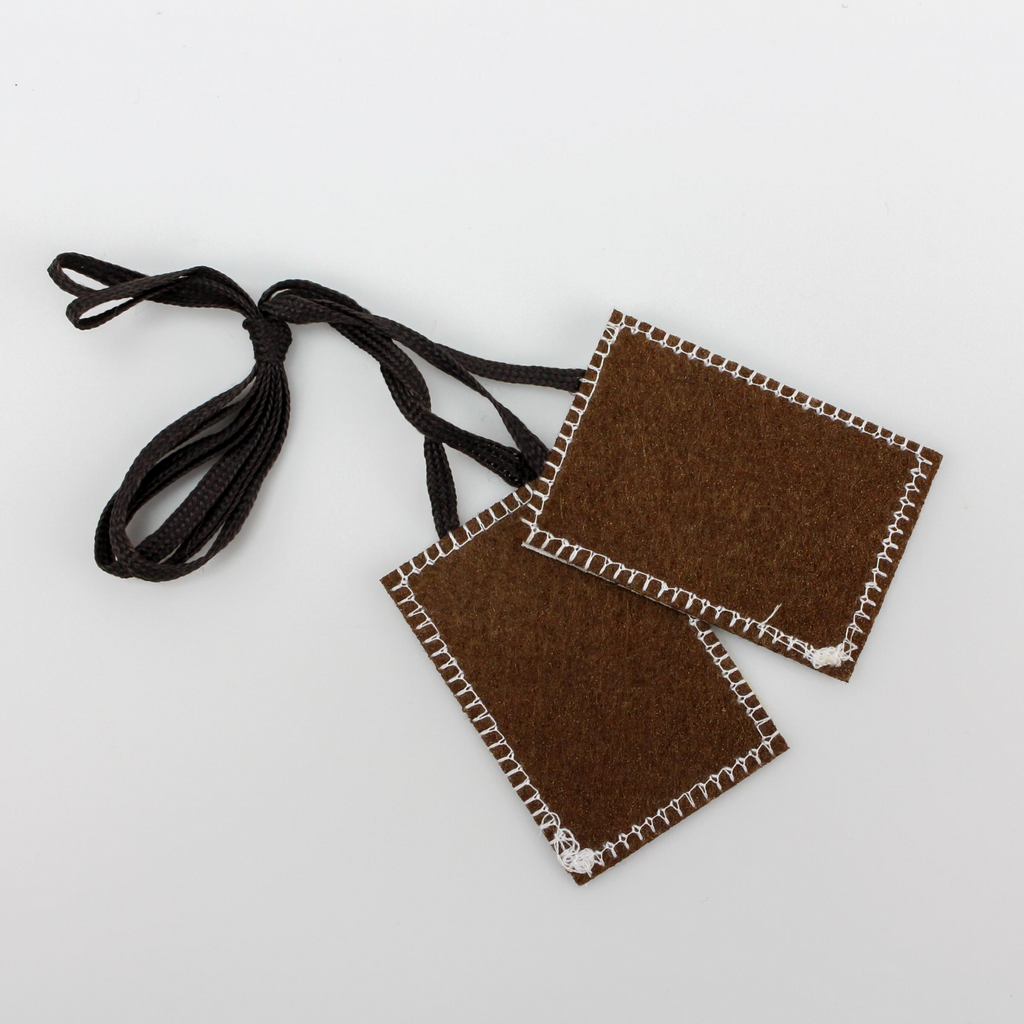 Vintage Inspired Brown Scapular of Our Lady of Mount Carmel Simon Stoc ...